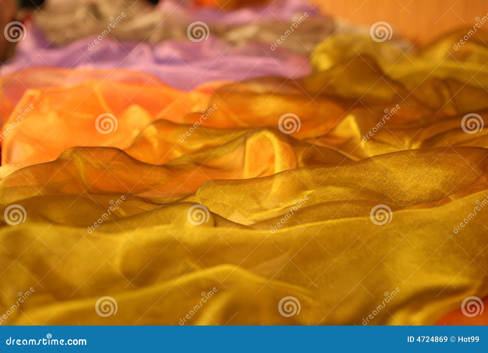Beautiful Fabric With Painted Butterflies Royalty-Free Stock Photo ...