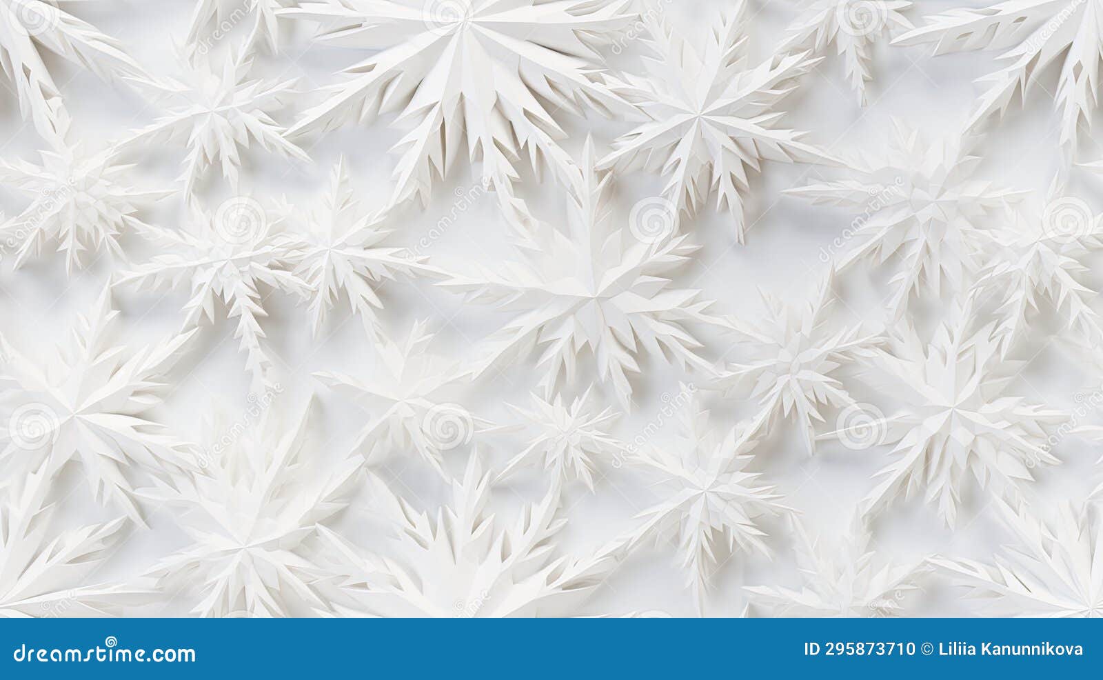 A Delicately Embossed Snowflake Pattern Graces the Surface of White ...