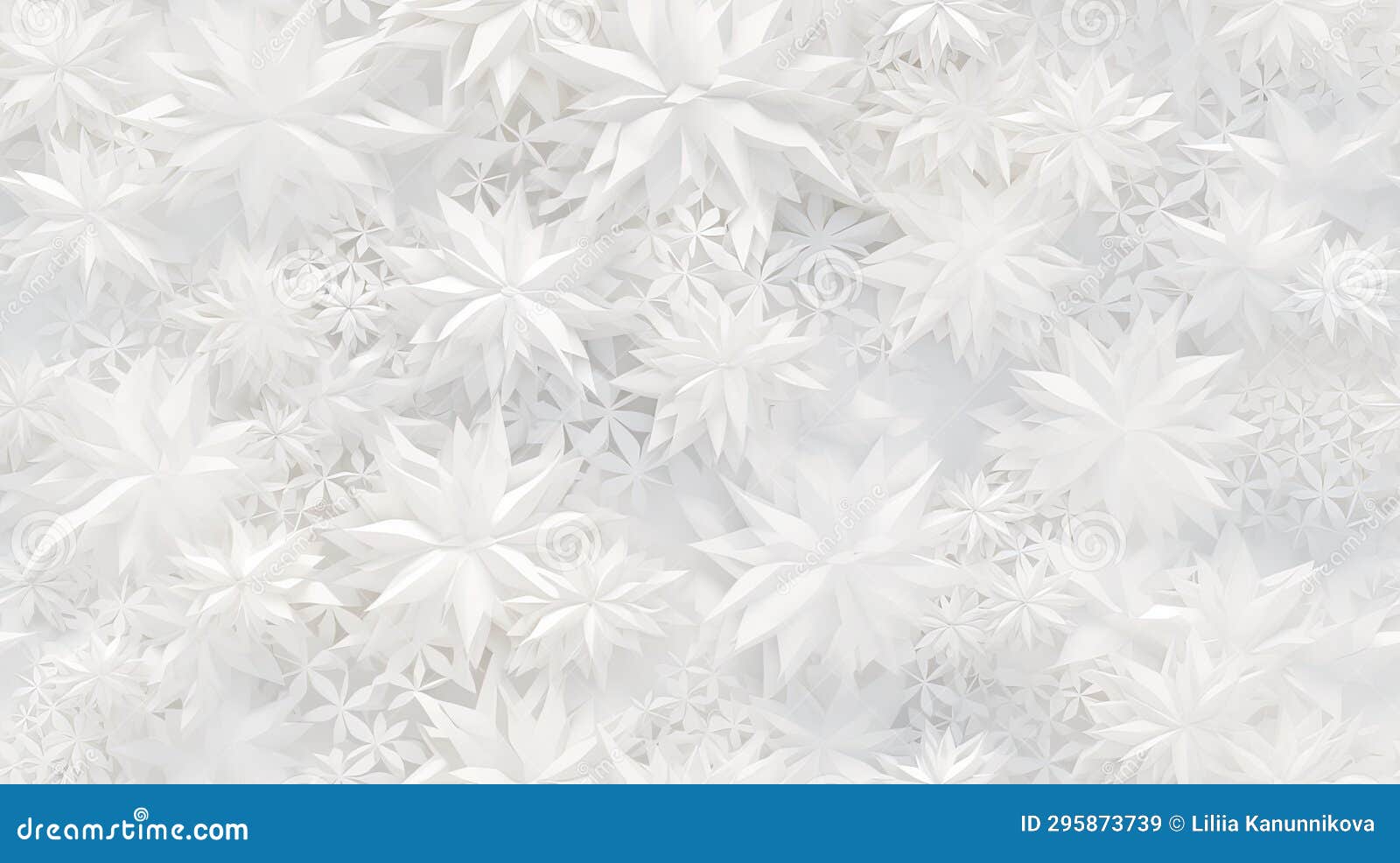 A Delicately Embossed Snowflake Pattern Graces the Surface of White ...
