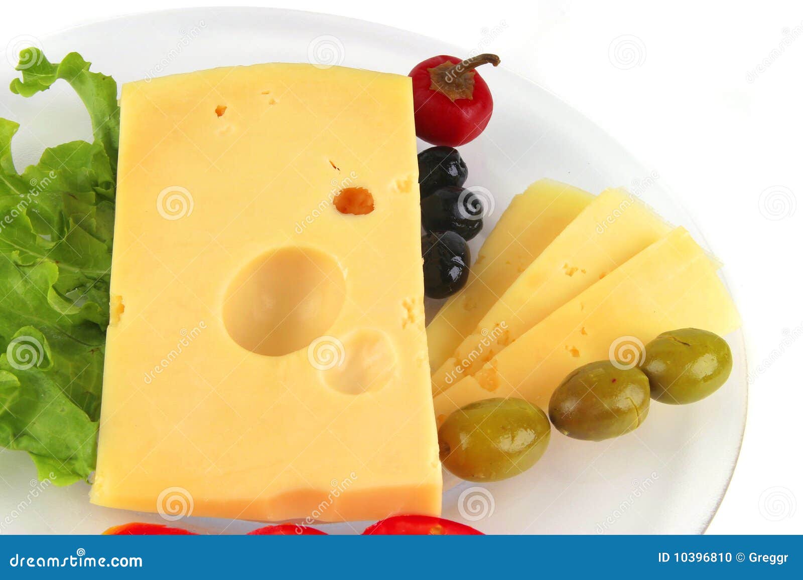 Delicatessen Cheese Served on Dish Stock Photo - Image of dairy, black ...