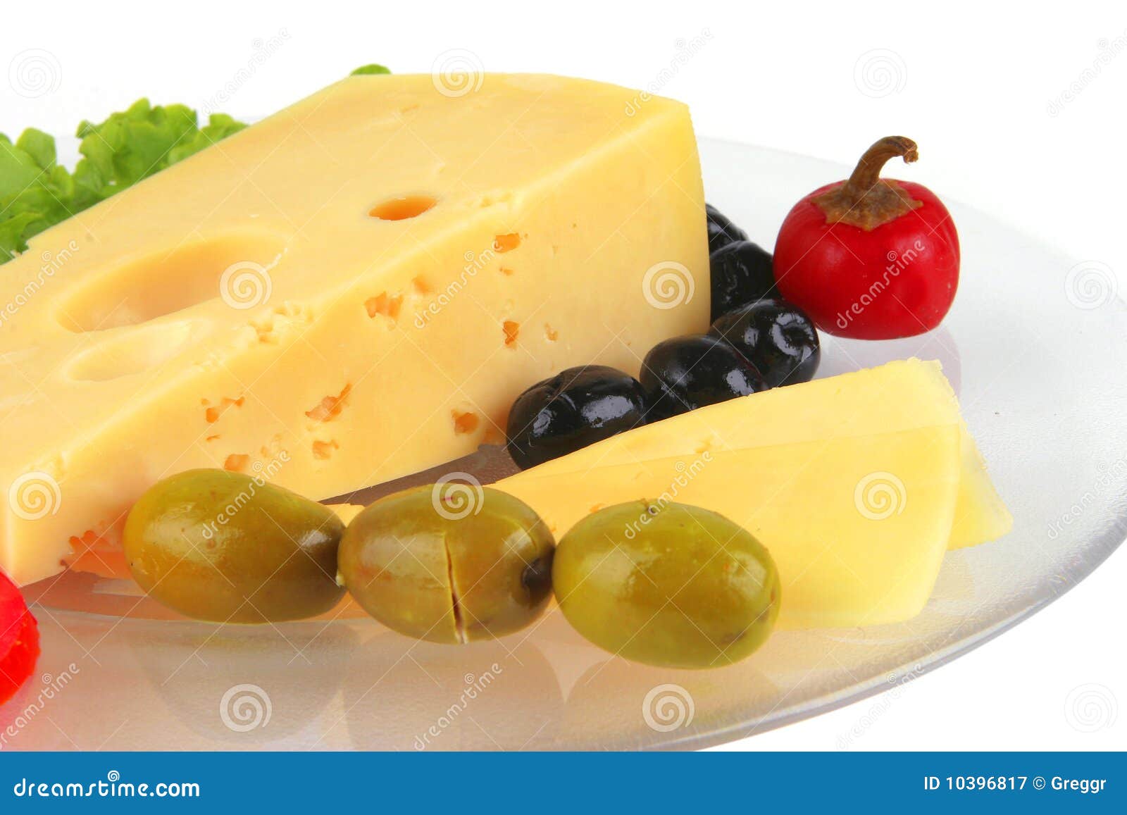 Delicatessen Cheese Served on Dish Stock Image - Image of lunch, french ...