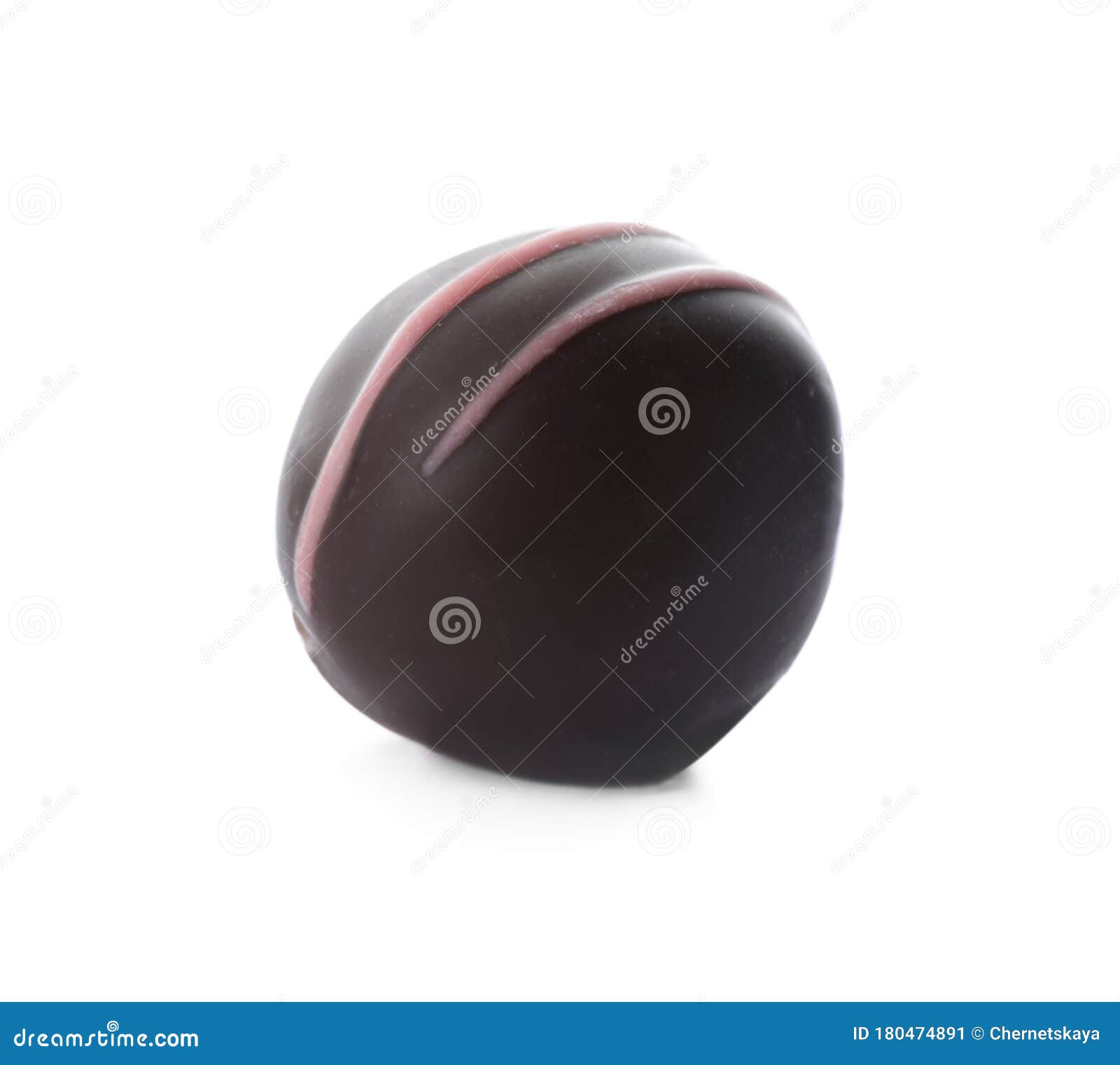 Delicioso Dulce De Chocolate Negro Aislado Imagen de archivo - Imagen ...