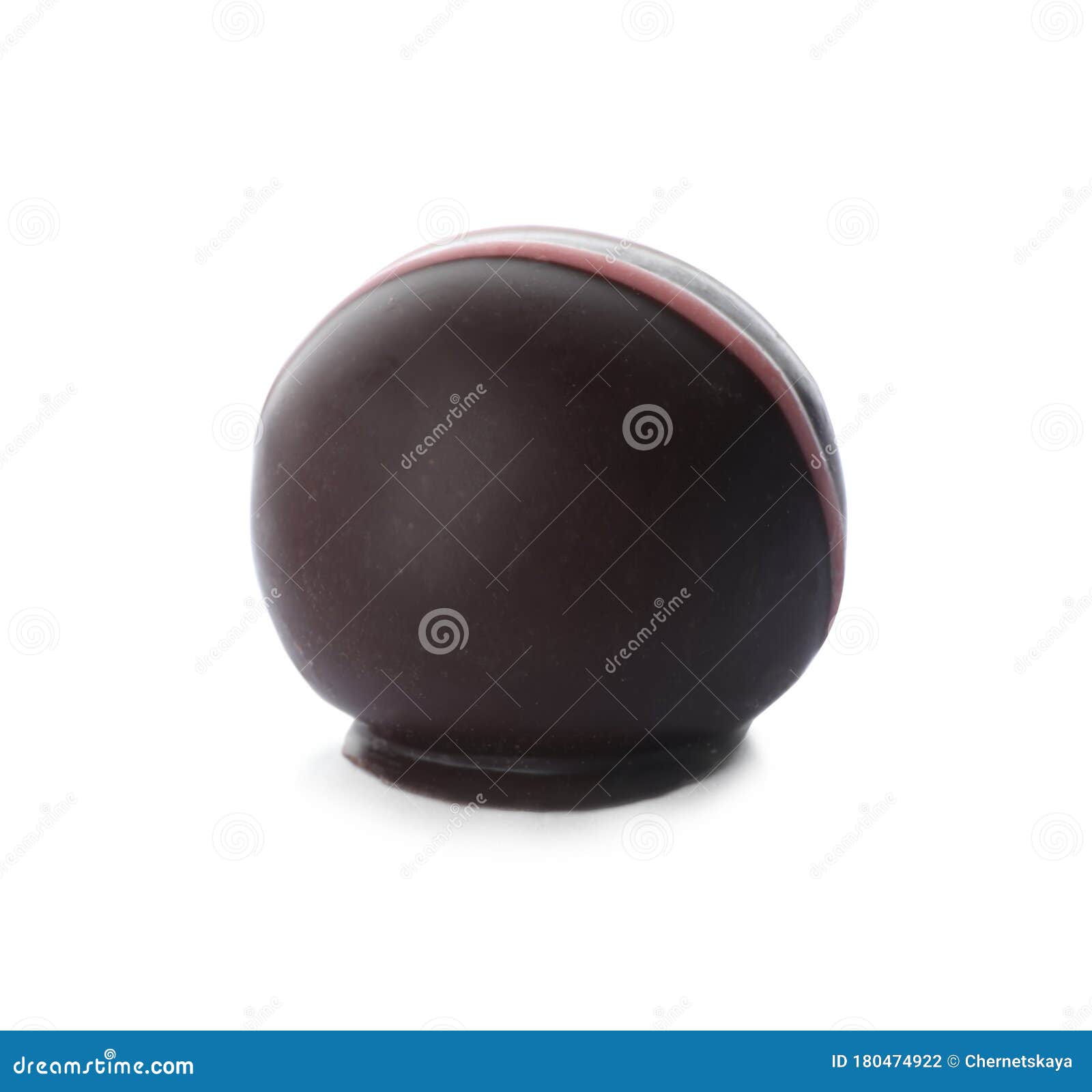 Delicioso Dulce De Chocolate Negro Aislado Foto de archivo - Imagen de ...