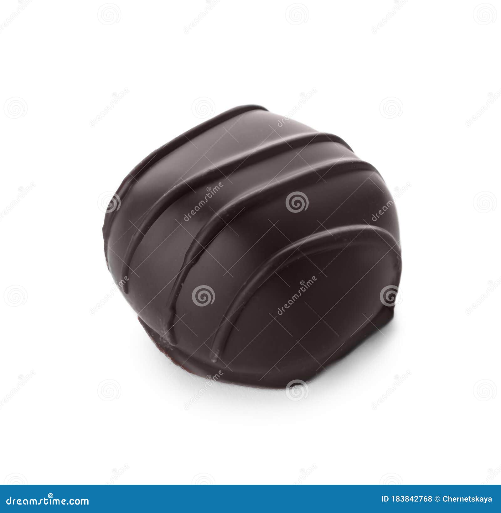 Delicioso Dulce De Chocolate Negro Aislado Foto de archivo - Imagen de ...