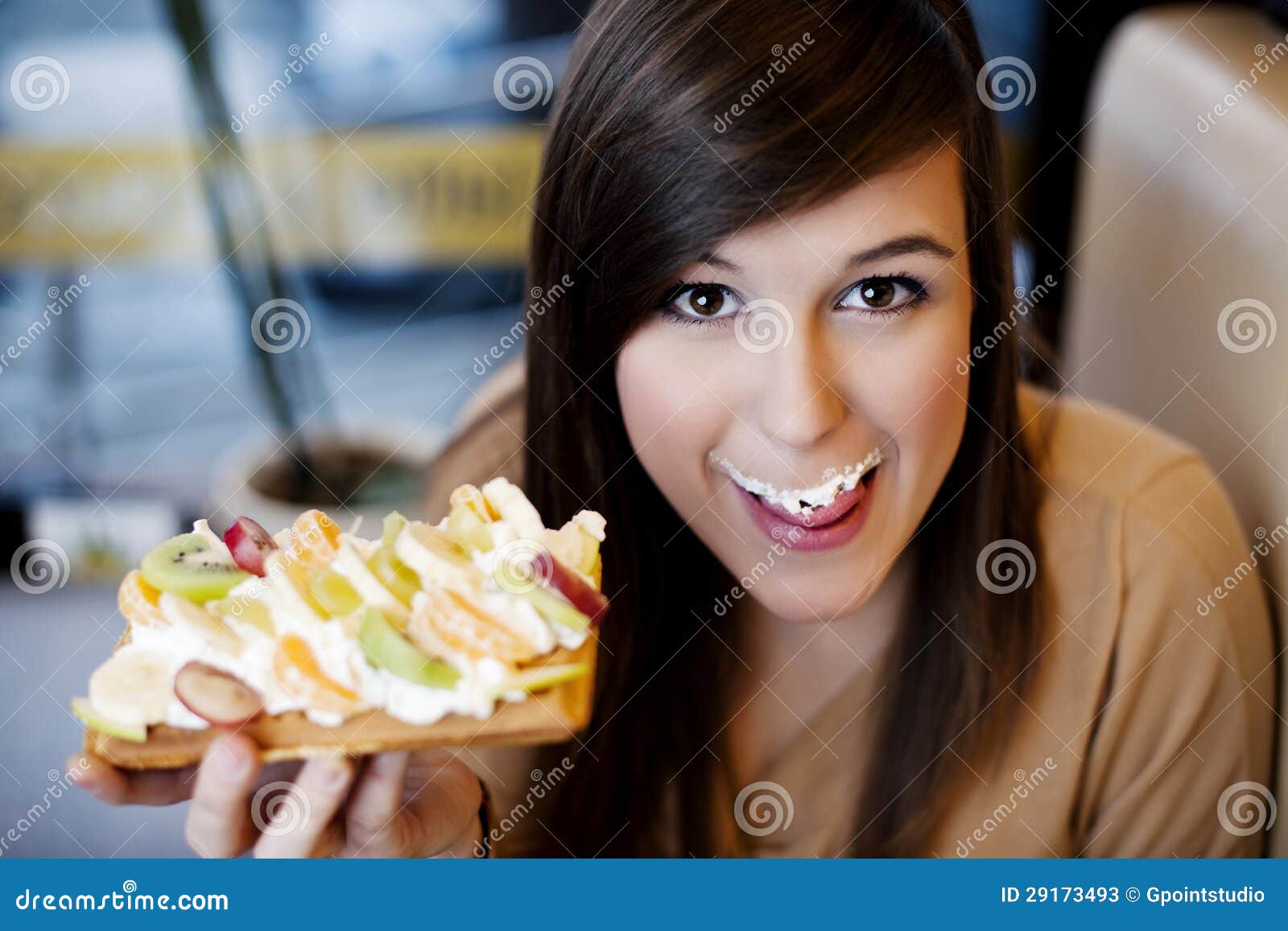 Delicious! stock image. Image of banana, adult, high - 29173493