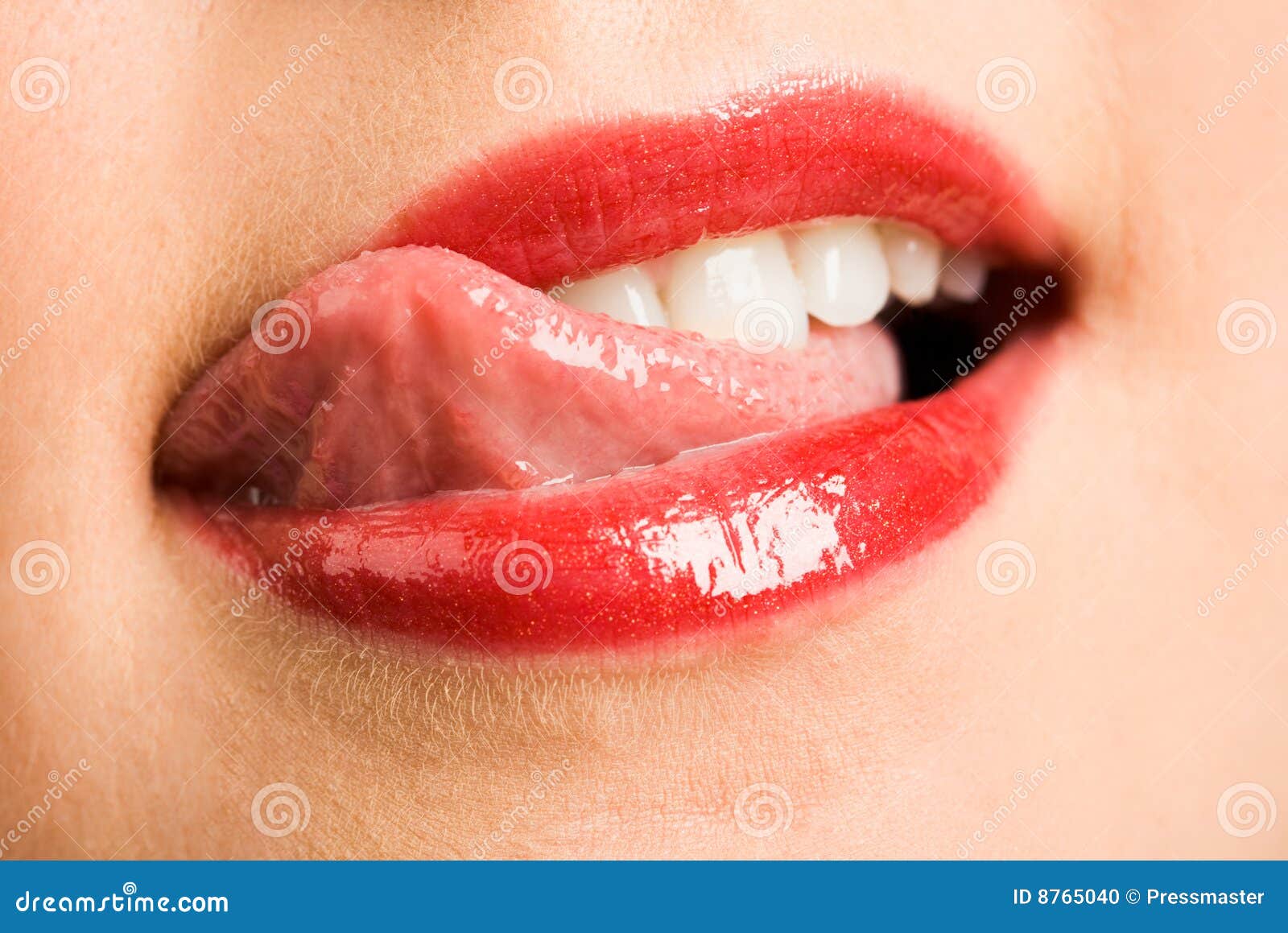 Delicious stock photo. Image of expression, close, lipstick - 8765040
