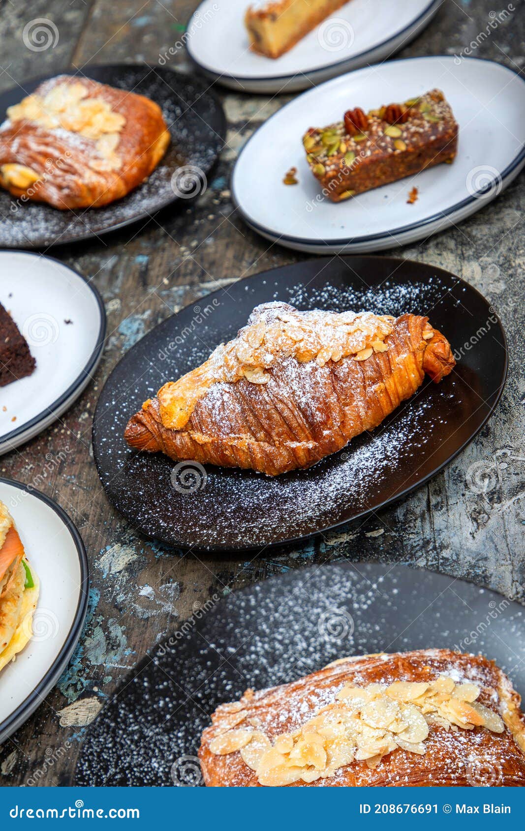 Delicious Assorted Pastries Stock Image - Image of cake, cuisine: 208676691