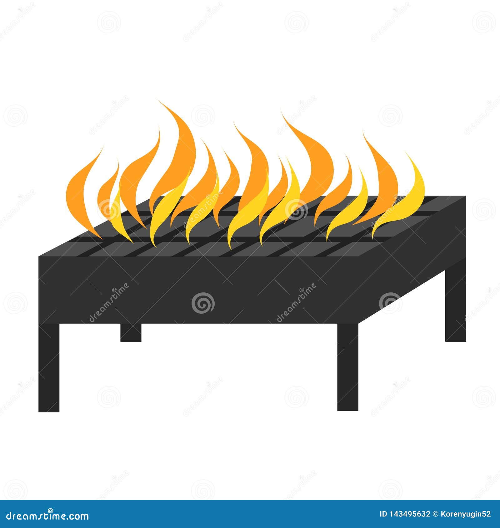 Delicious Barbecue Grill Design, Vector Illustration Eps10 Graphic ...