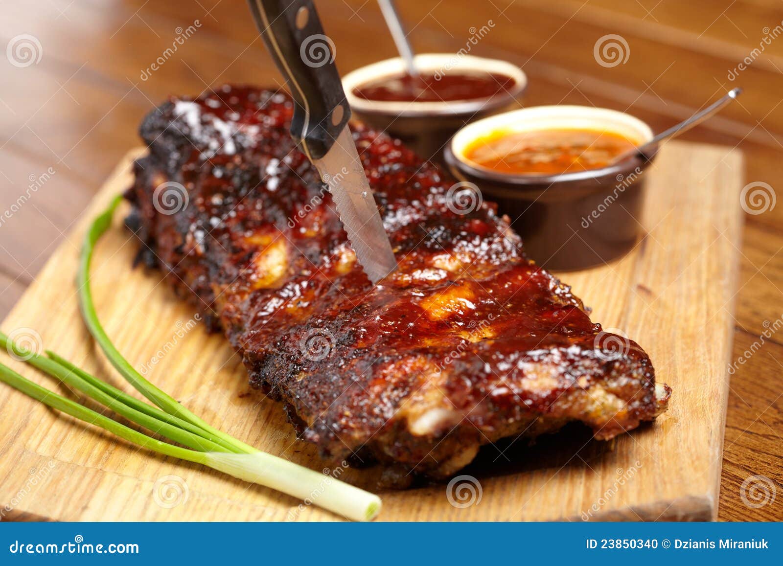 Delicious BBQ ribs stock photo. Image of meat, baked - 23850340