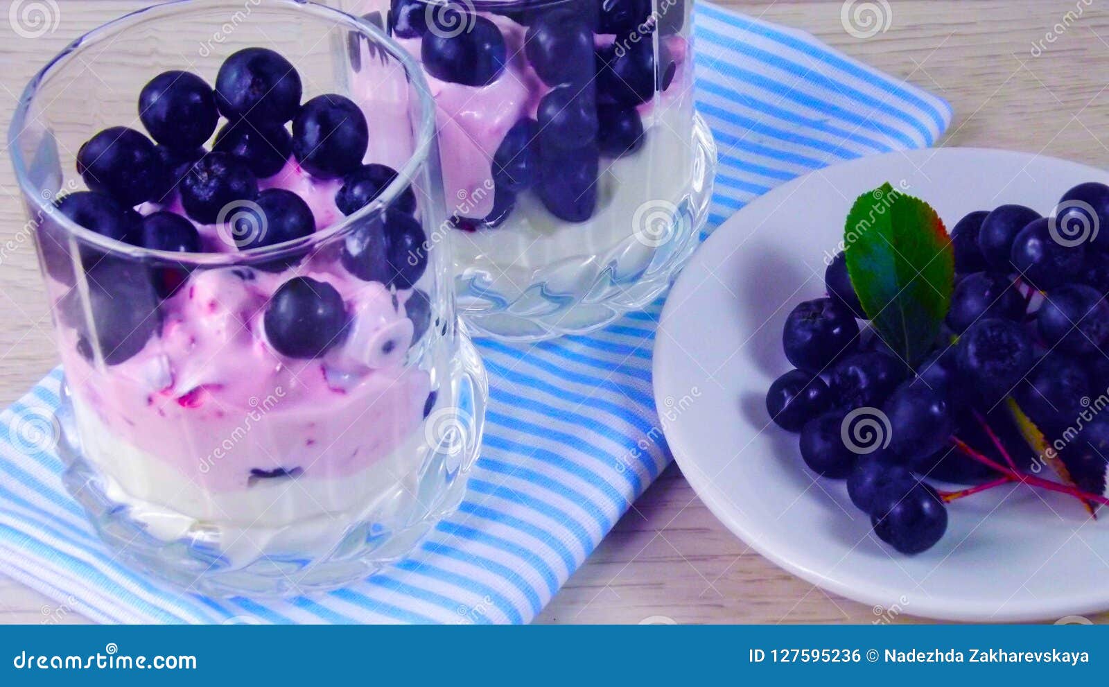 Delicious and Beautiful Dessert. Stock Photo - Image of yogurt, sweet ...