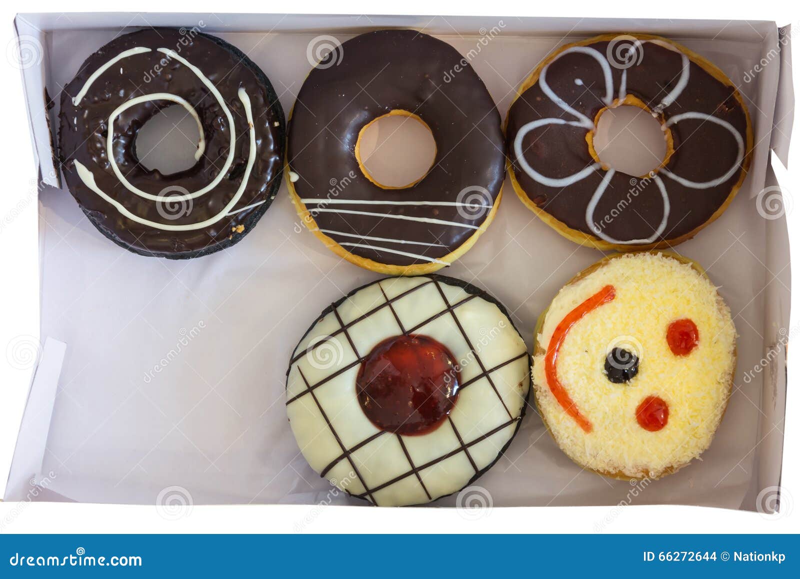 Delicious beautiful donuts stock photo. Image of donuts - 66272644
