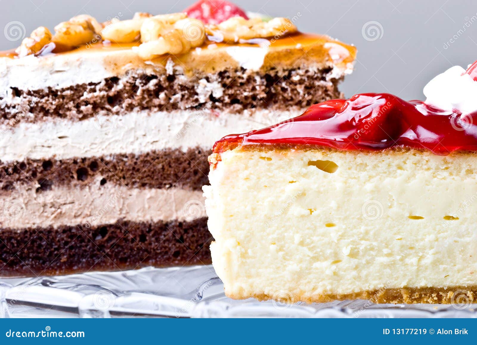 Delicious Beautiful Gourmet Cherry Cheese Cake Stock Image - Image of ...