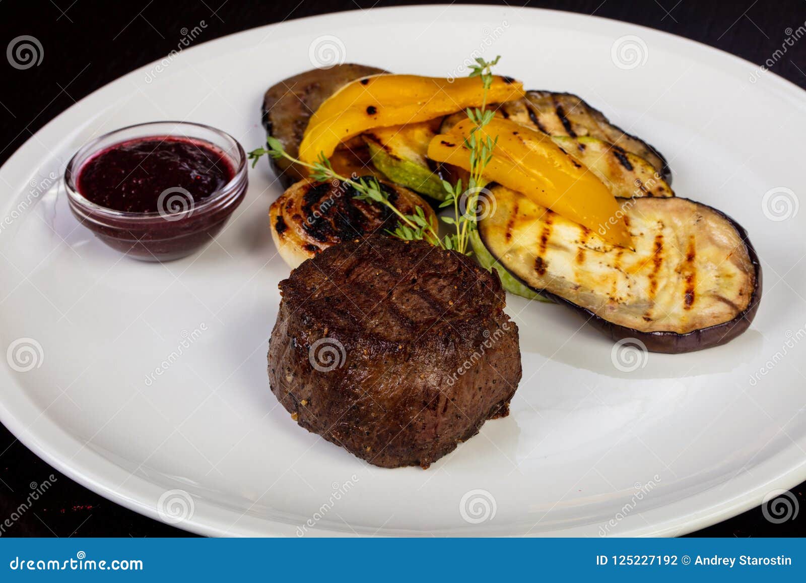 Delicious beef stake stock photo. Image of steak, grilled - 125227192