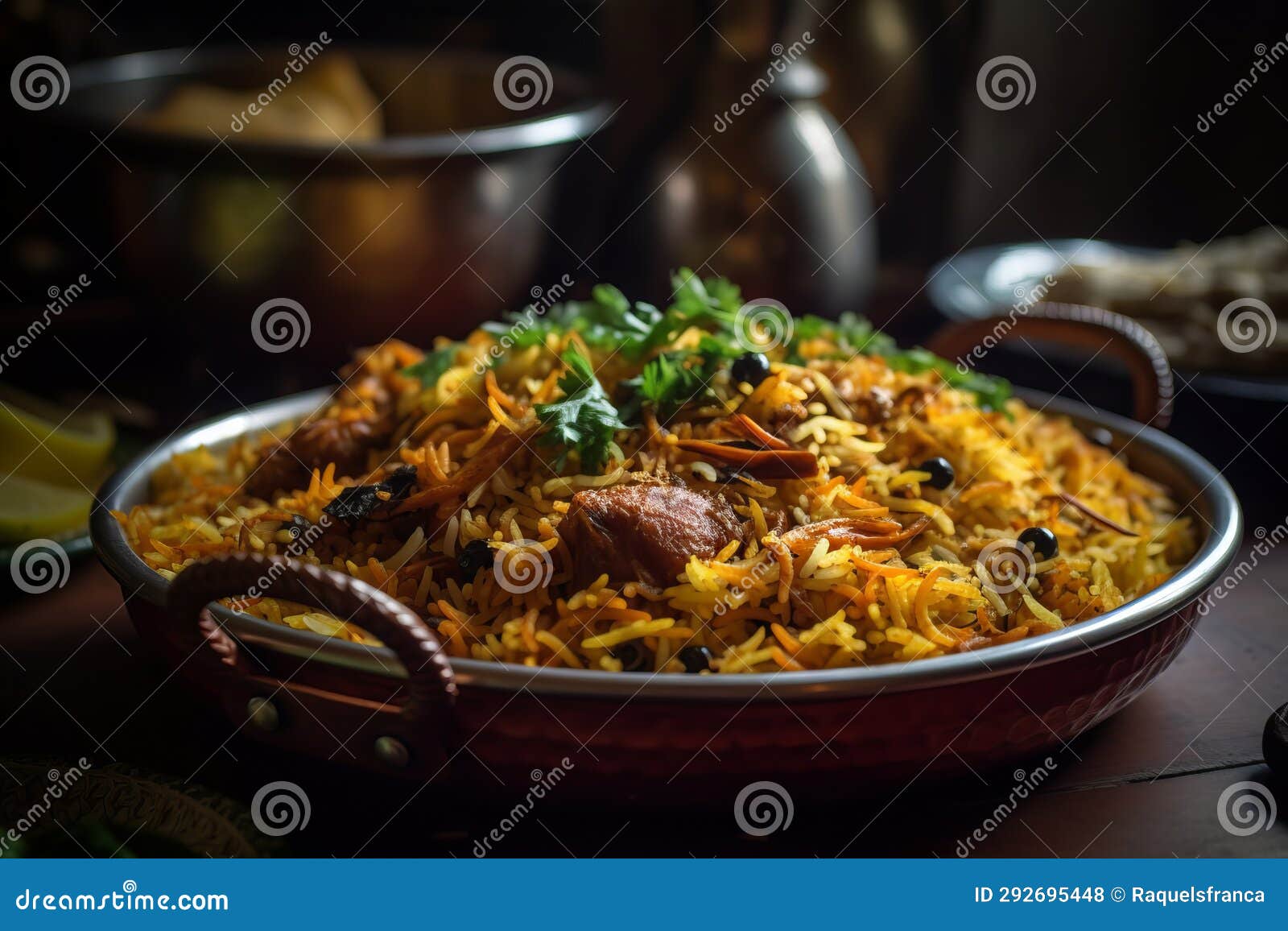 Delicious Biryani rice stock illustration. Illustration of freshness ...