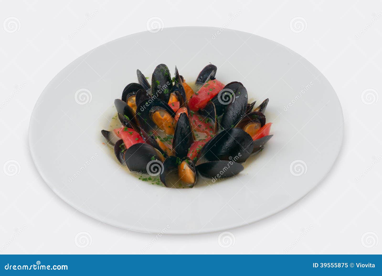 Delicious Blue Cooked Mussels Stock Image - Image of food, life: 39555875