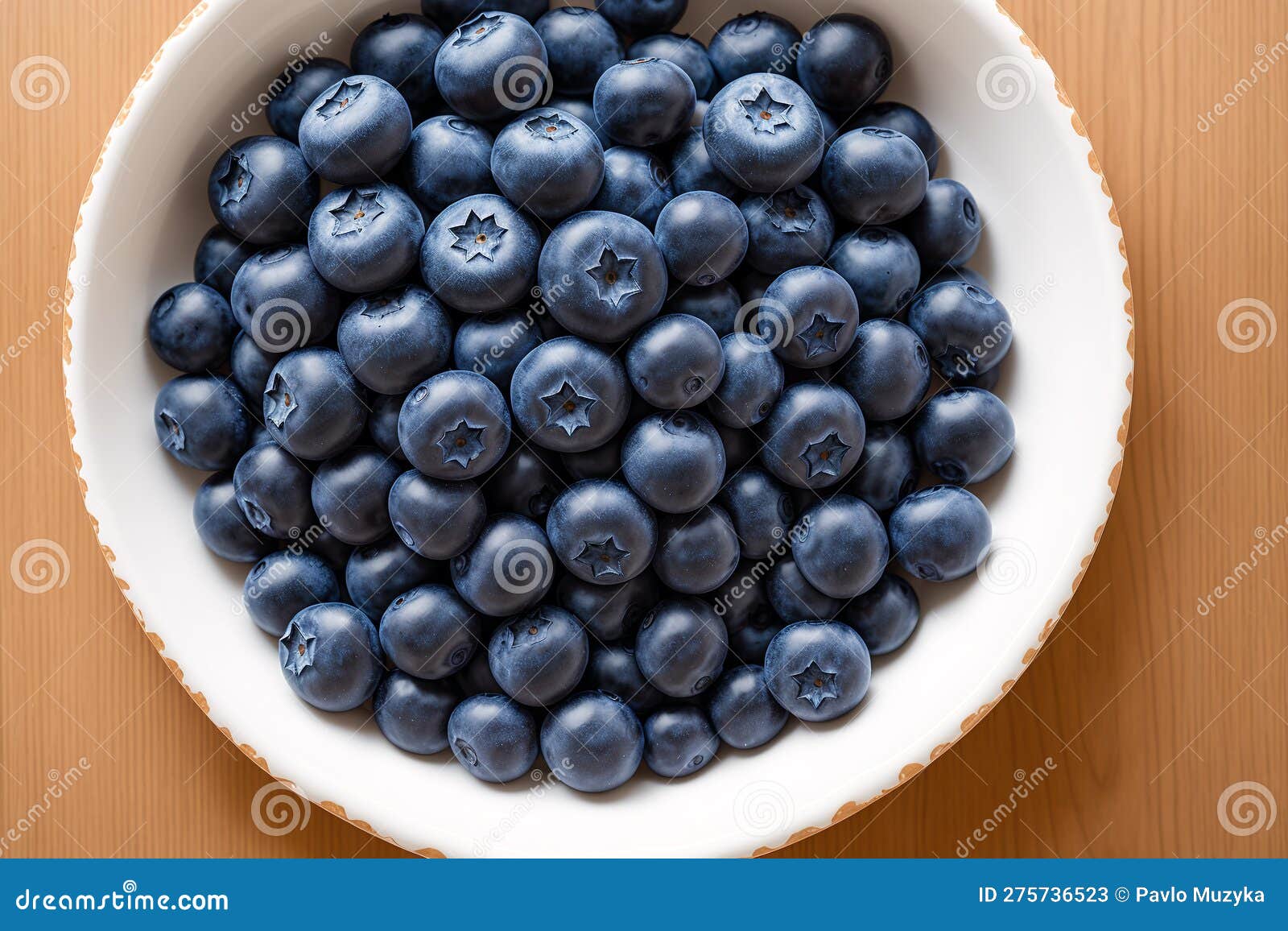 Delicious Blueberries in a Plate on a White Background. Generative AI ...