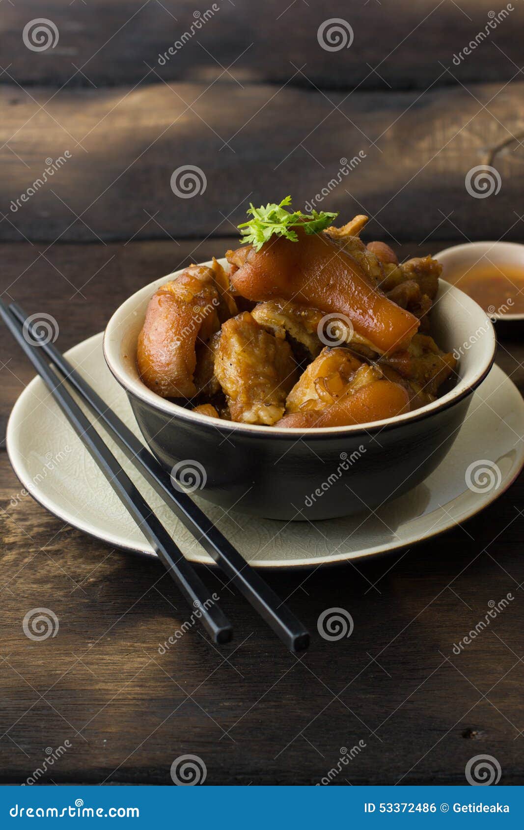 Delicious Braised Pig Knuckles Stock Photo - Image of knuckle, swine ...