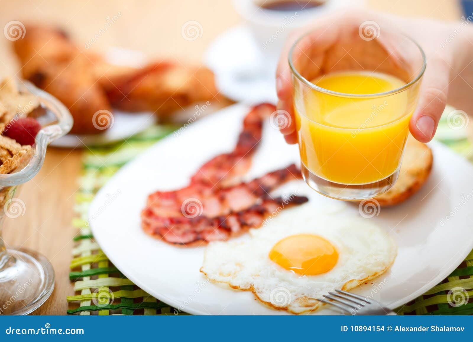 Delicious breakfast stock photo. Image of cooked, lifestyle - 10894154