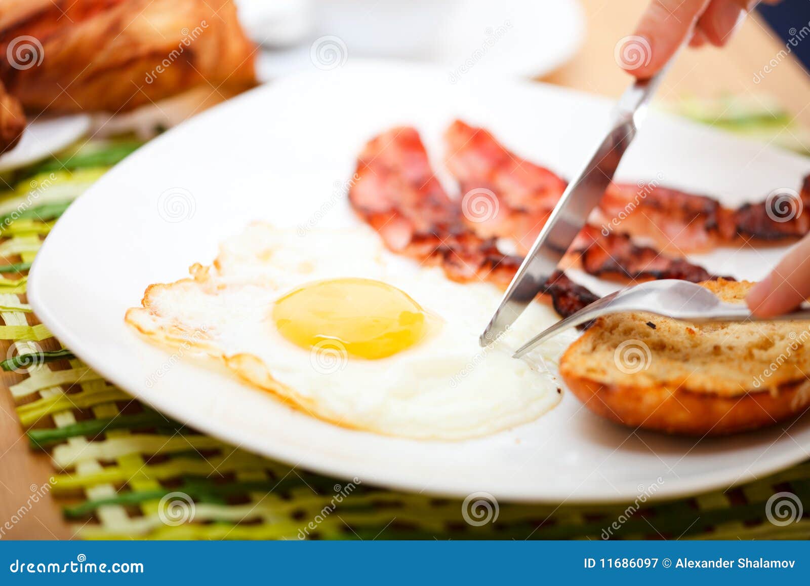 Delicious breakfast stock image. Image of baked, plate - 11686097