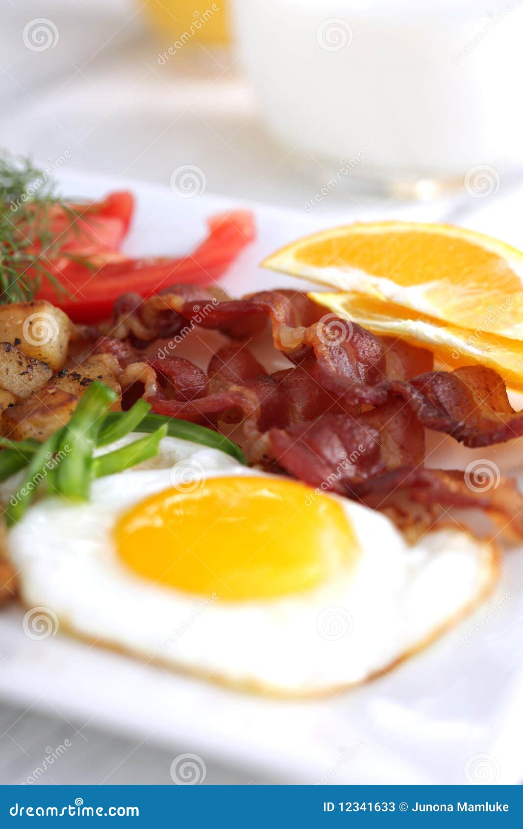 Delicious breakfast stock image. Image of small, plate - 12341633