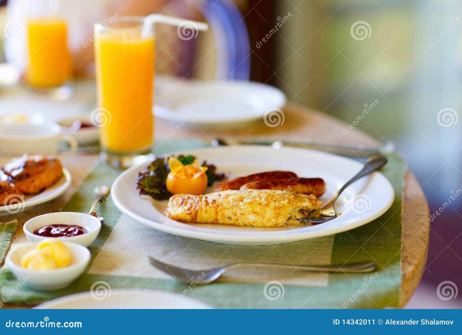 Delicious breakfast stock image. Image of bread, beverage - 14342011