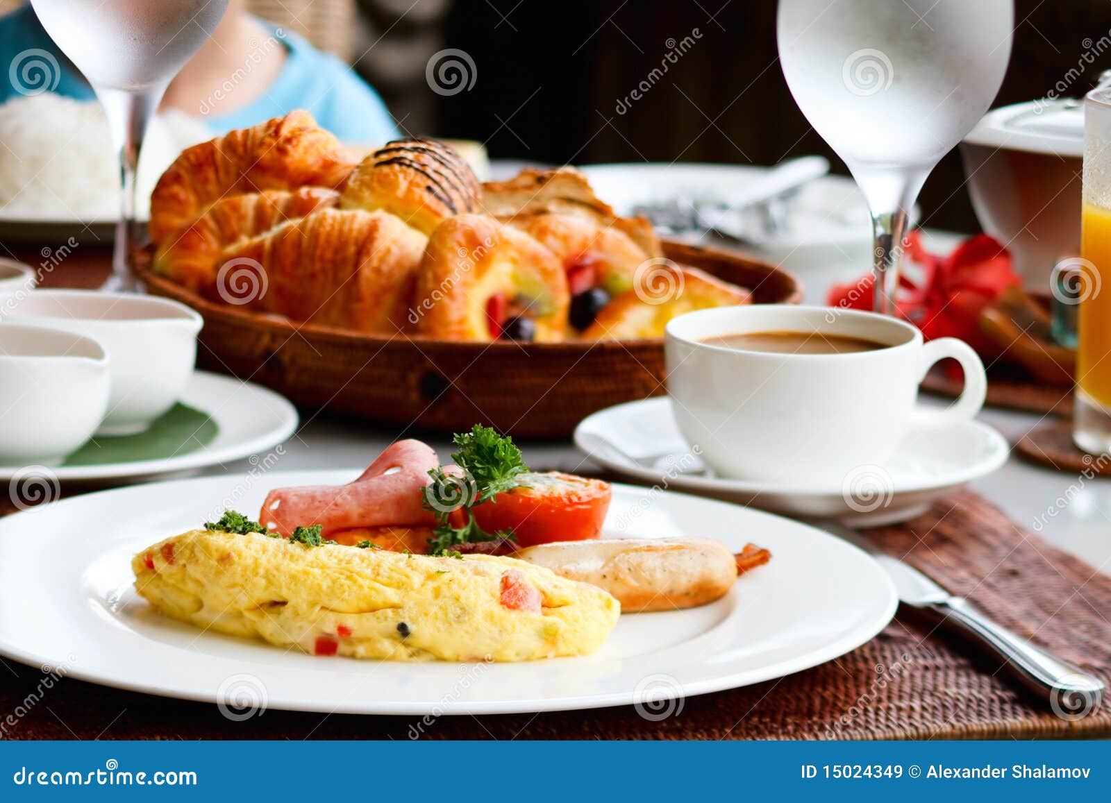 Delicious breakfast stock image. Image of breakfast, continental - 15024349