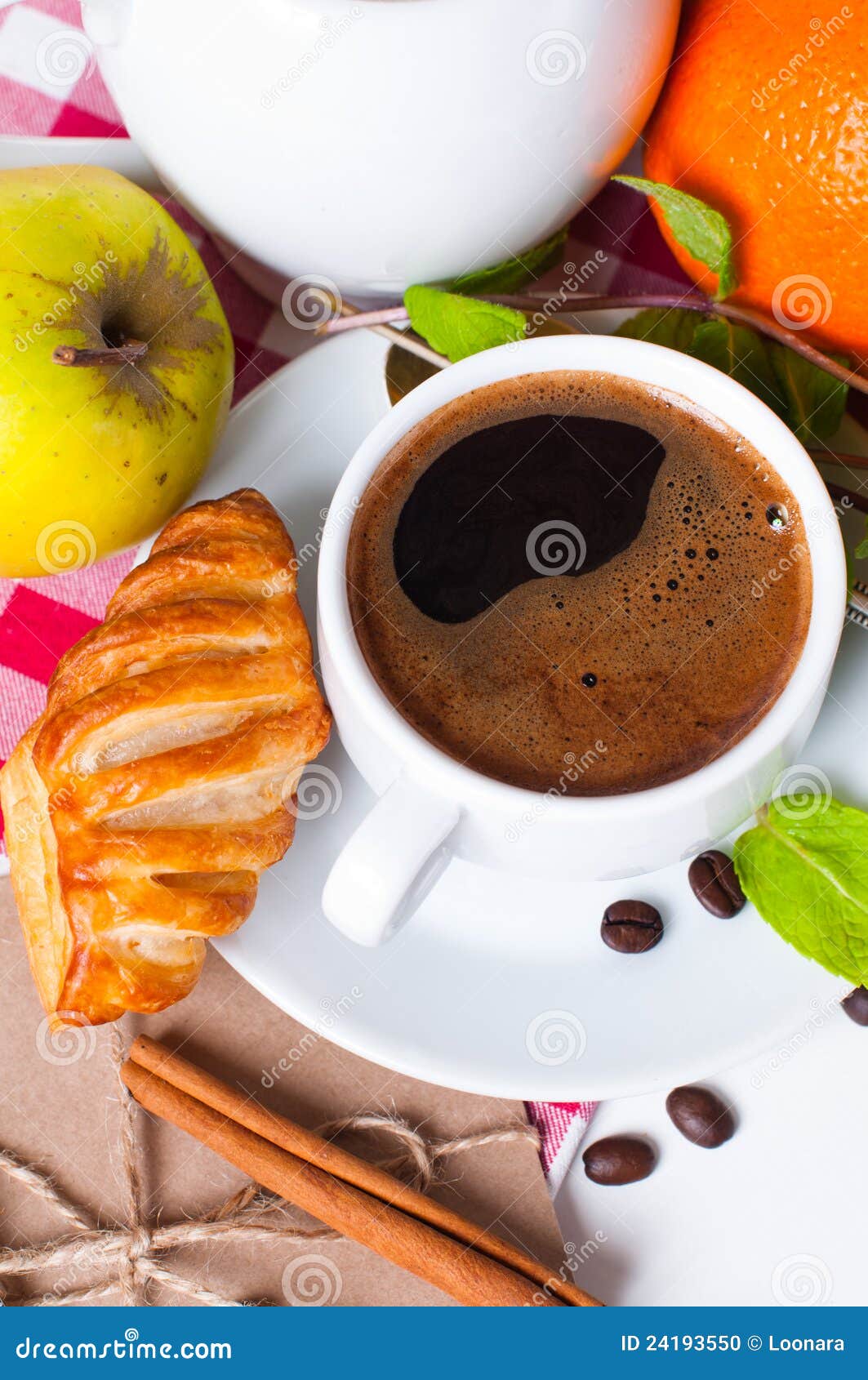 Delicious breakfast stock photo. Image of objects, brown - 24193550