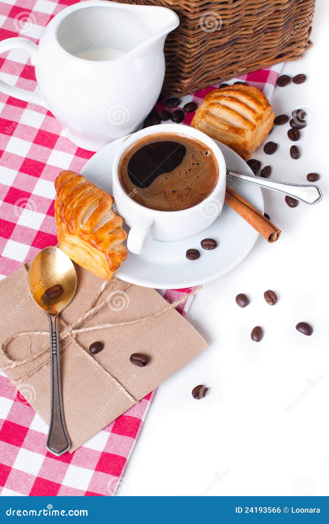 Delicious breakfast stock photo. Image of coffee, pastry - 24193566
