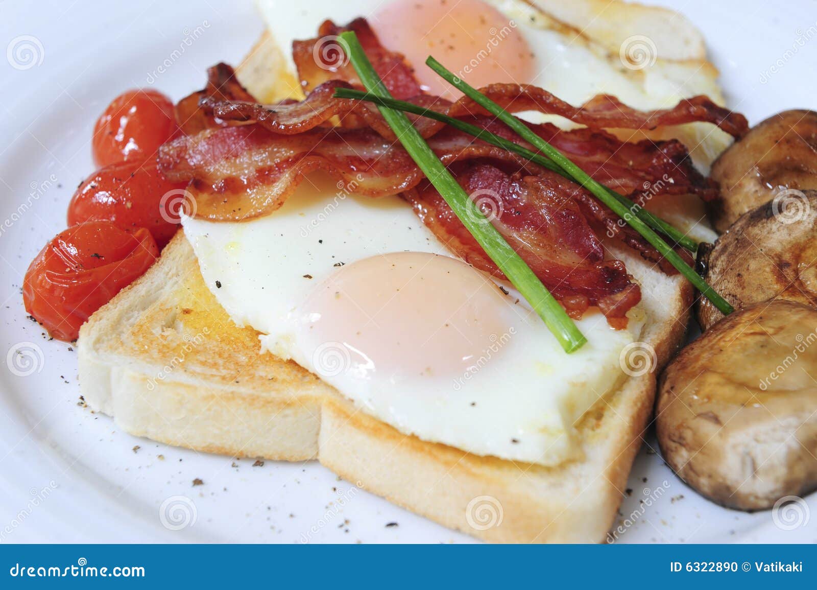 Delicious breakfast stock photo. Image of crispy, restaurant - 6322890