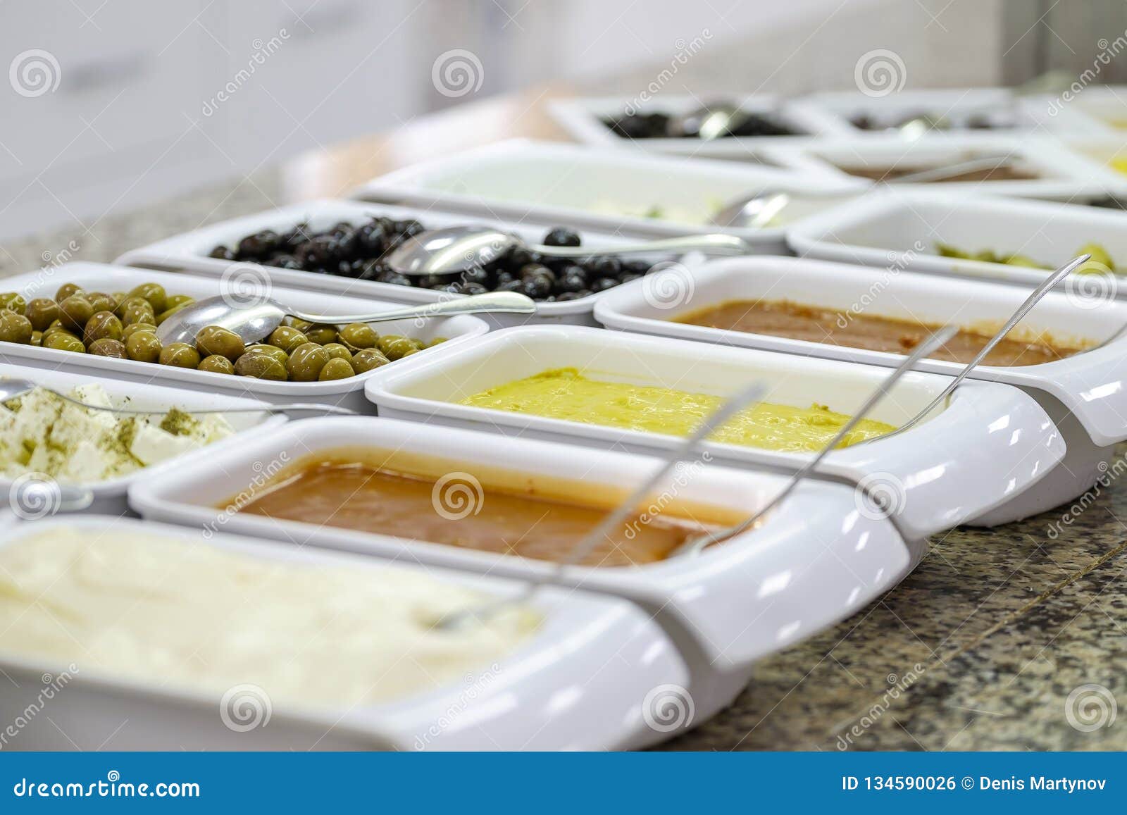 Delicious Breakfast Buffet with Sauce 1 Stock Photo - Image of butter ...