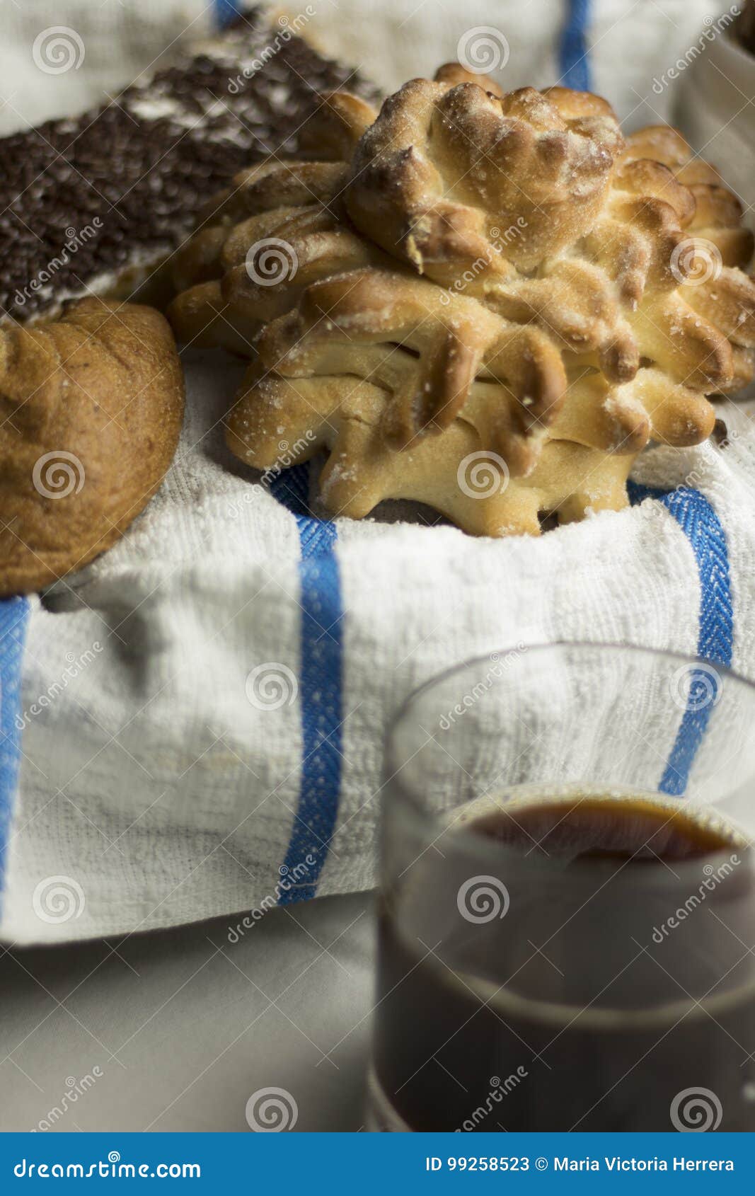Mexican Dead Sweet Bread for Breakfast Stock Image - Image of detail ...