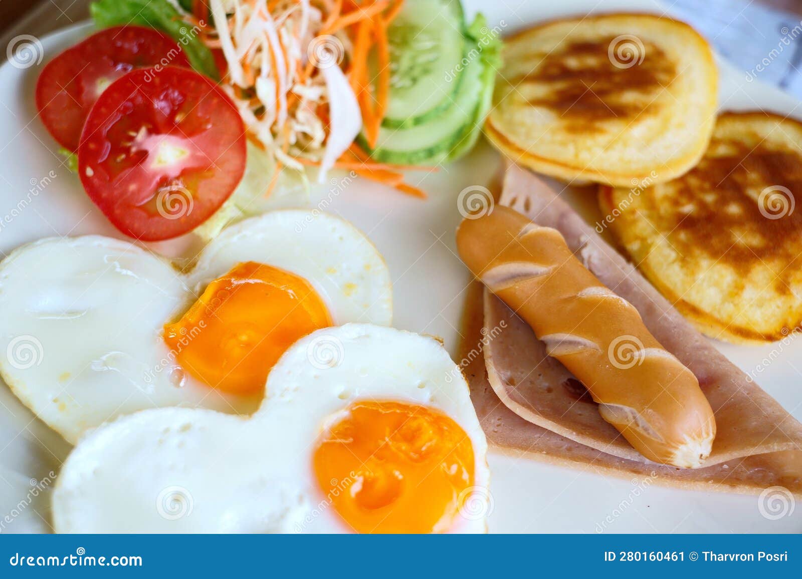 Delicious Breakfast for Two at the Luxury Hotel Stock Image - Image of ...