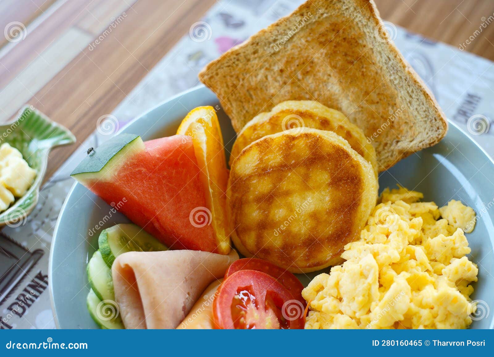 Delicious Breakfast for Two at the Luxury Hotel Stock Image - Image of ...