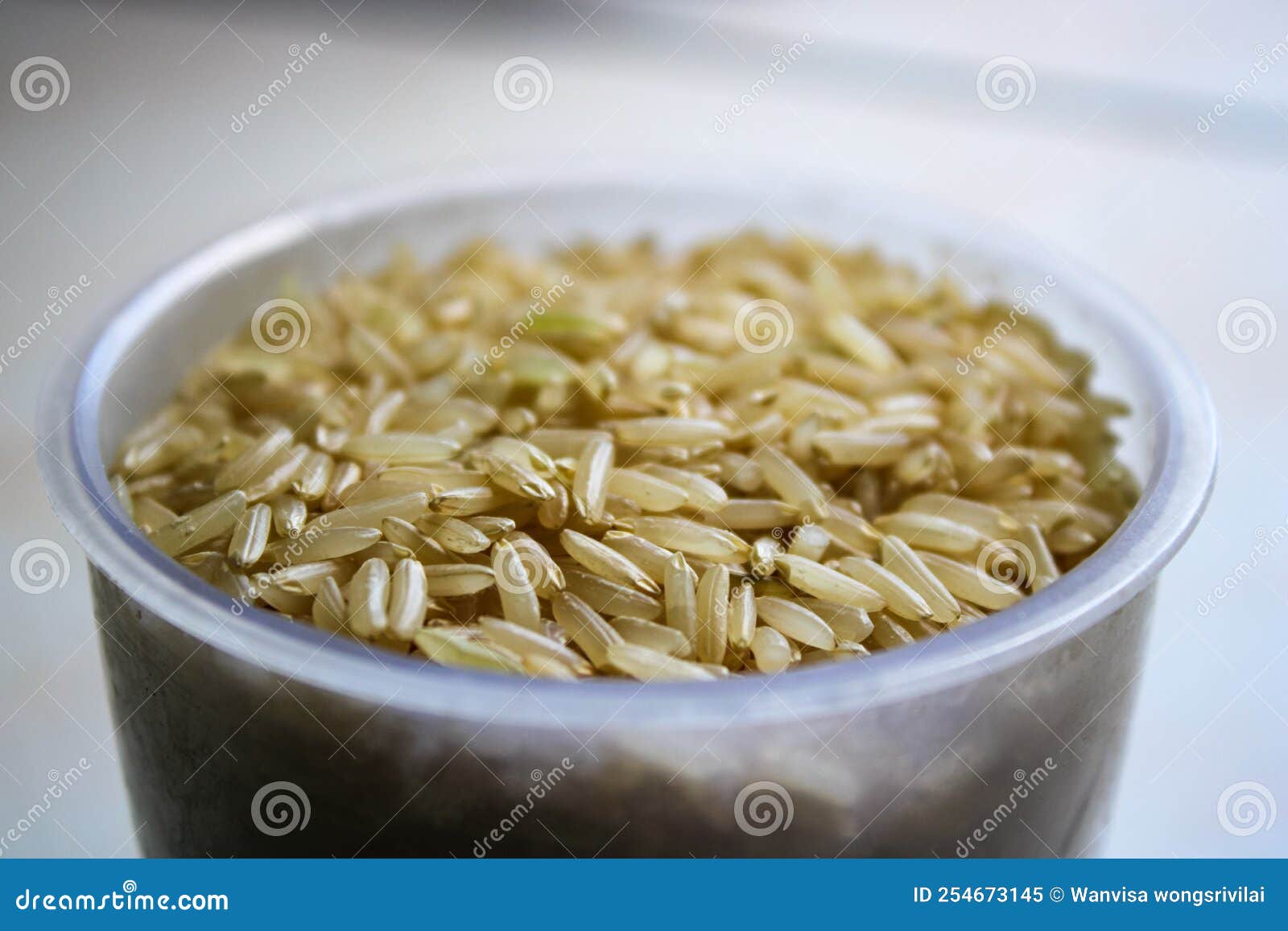 Delicious Brown Rice. I Love it Stock Image - Image of food, brown ...