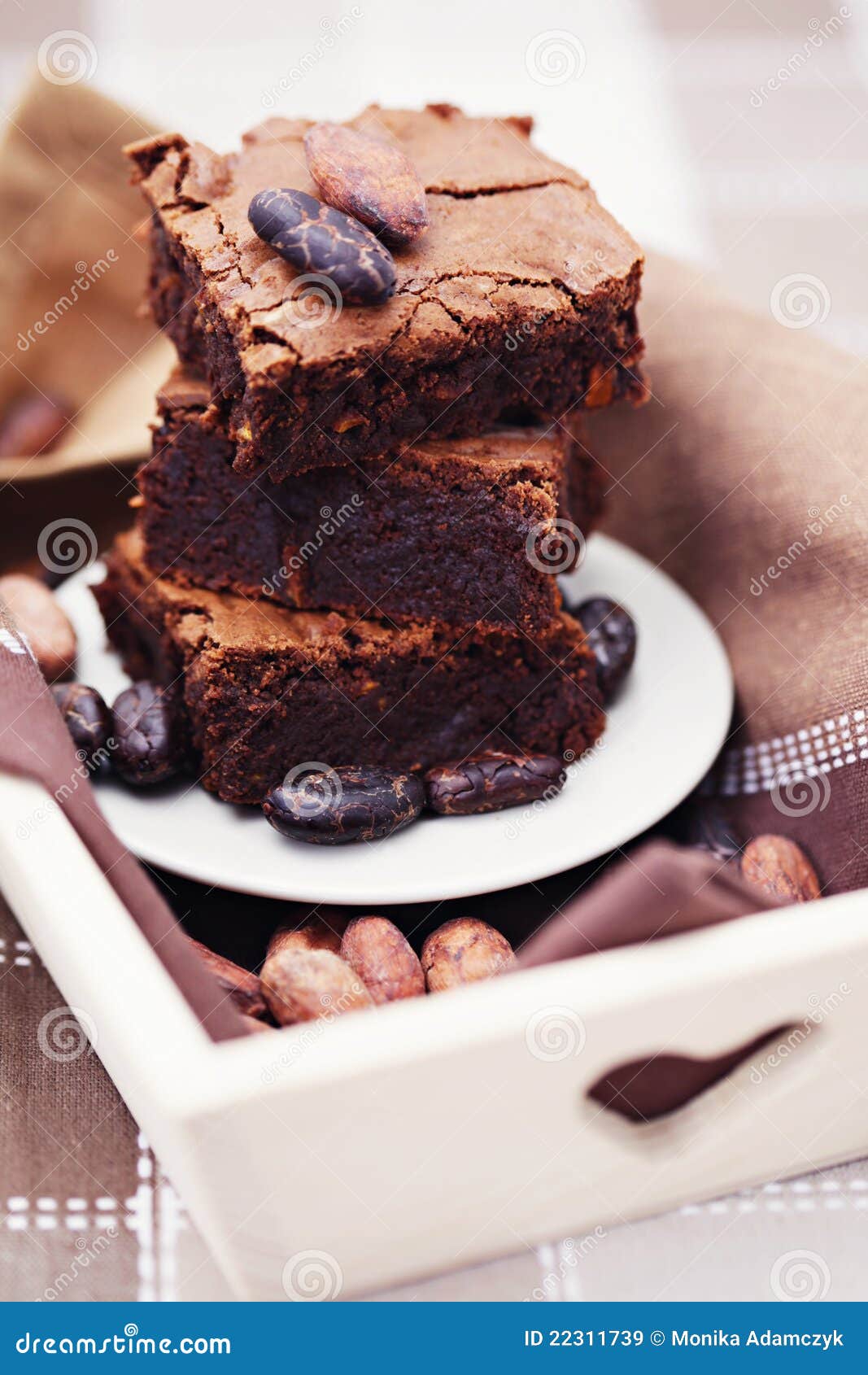 Delicious brownie stock image. Image of snack, dessert - 22311739