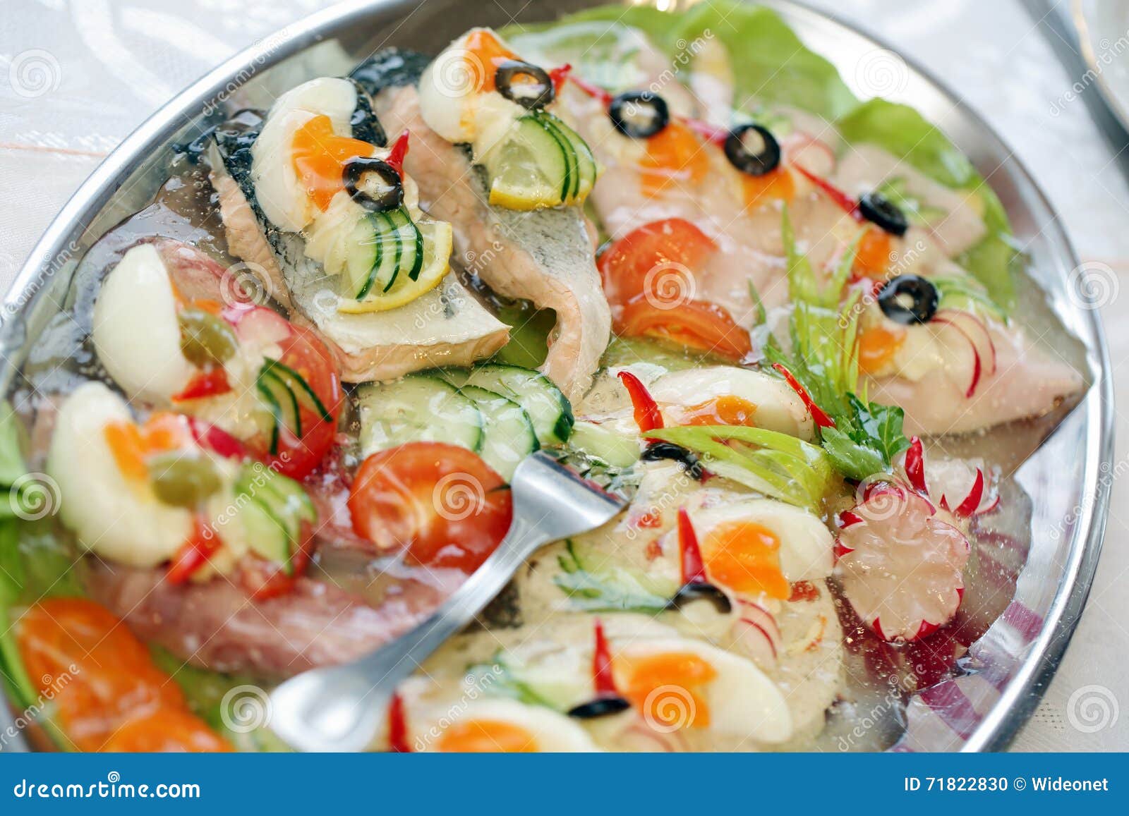 Delicious Buffet Food on the Party or Wedding Reception Stock Photo ...