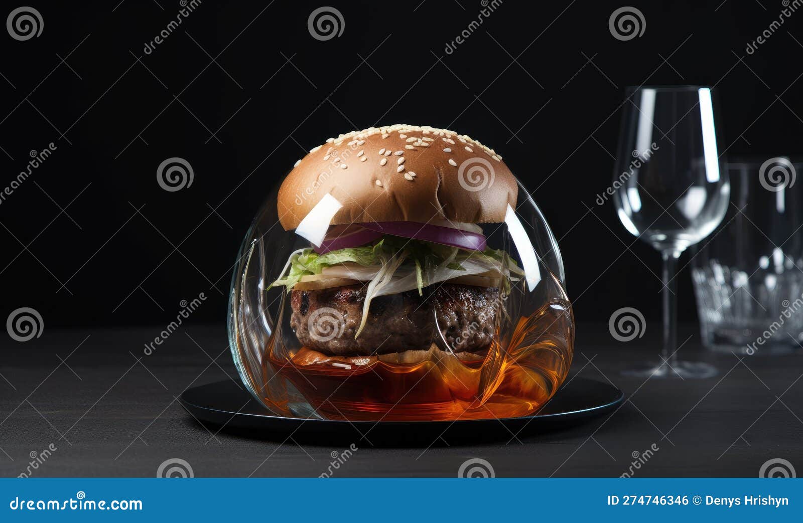 Delicious Burger and Fries from Fast Food Joint Creating Using ...