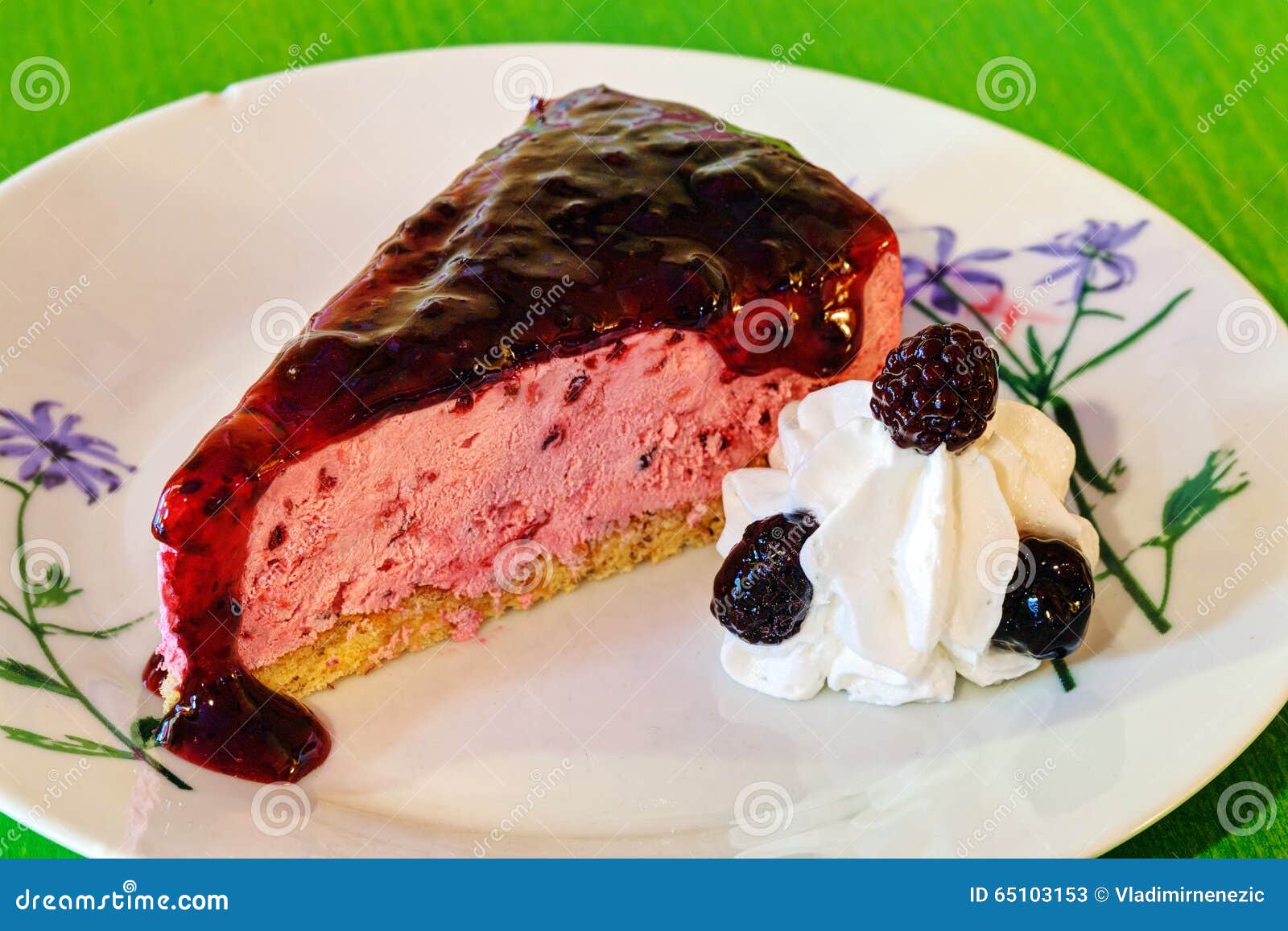Delicious cake slice stock image. Image of closeup, shop - 65103153