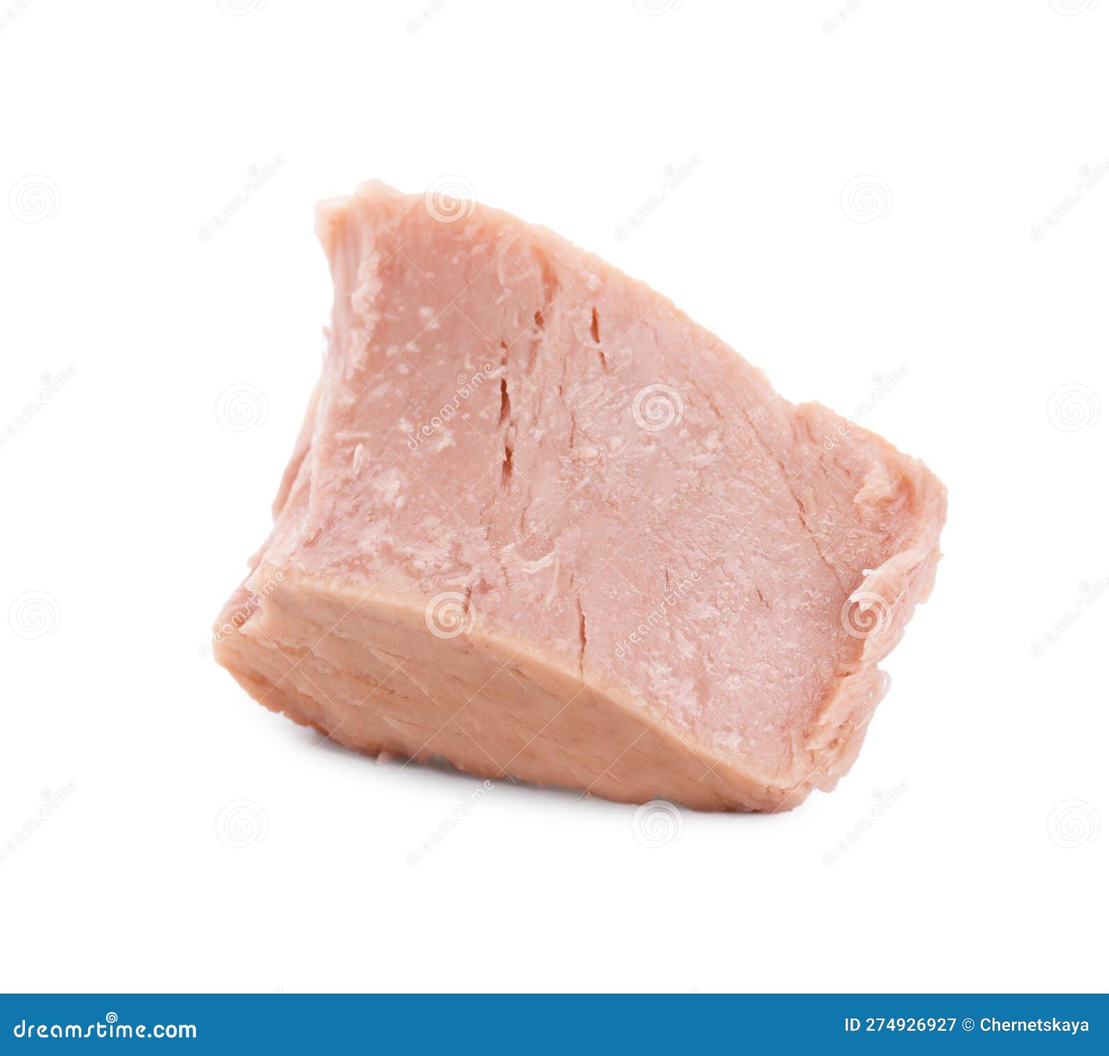 Delicious Canned Tuna Chunk Isolated on White Stock Image - Image of ...