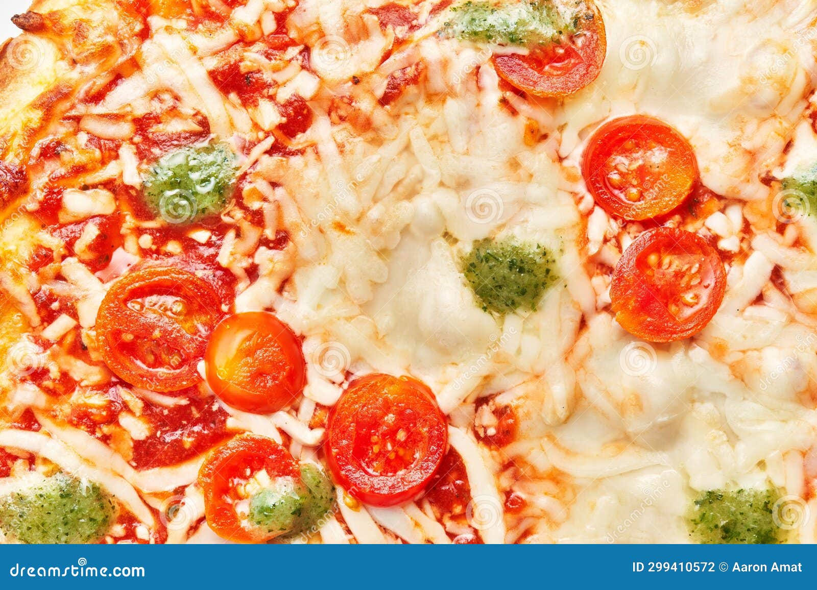 Delicious Caprese Italian Pizza Texture Stock Photo - Image of ...