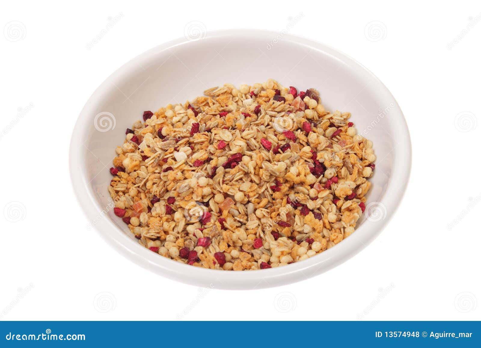 Delicious Cereals Served for Breakfast Stock Photo - Image of isolated ...