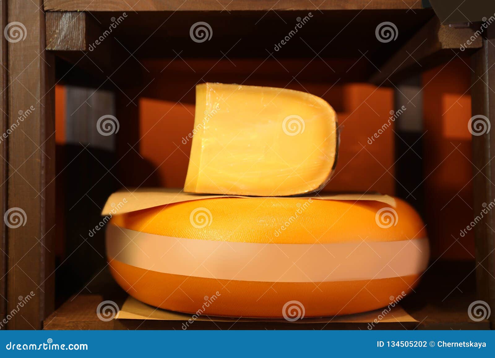 Delicious Cheese on Rack Shelf in Store Stock Photo - Image of healthy ...