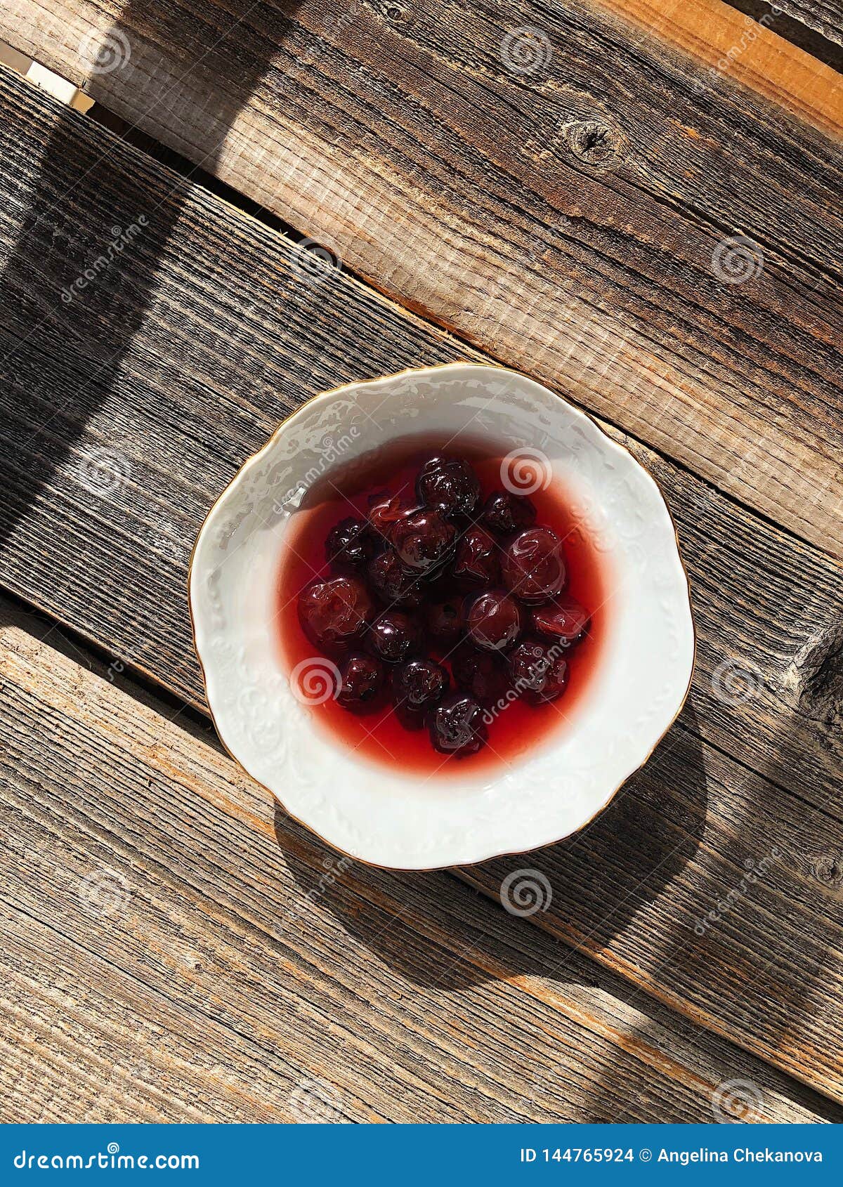 Delicious Cherry Jam on the Table View Stock Photo - Image of delicious ...