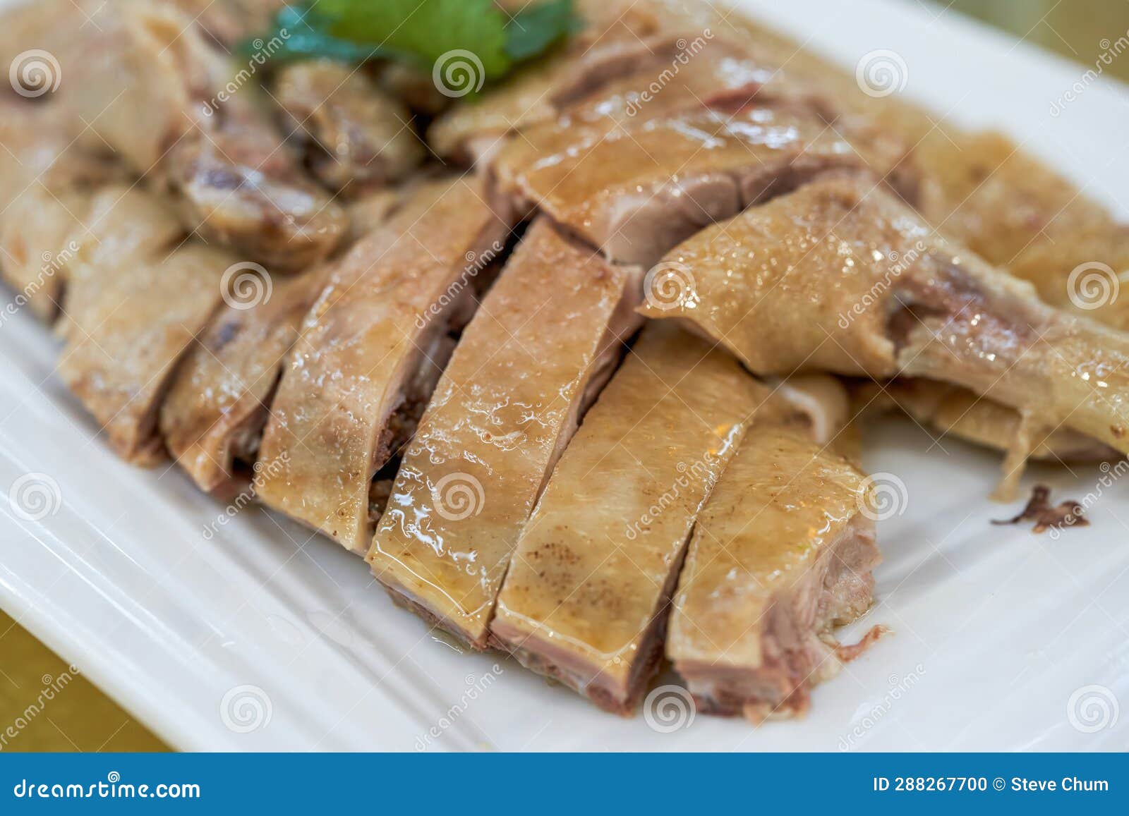 A Delicious Chinese Dish, Boiled Duck Stock Photo - Image of salted ...