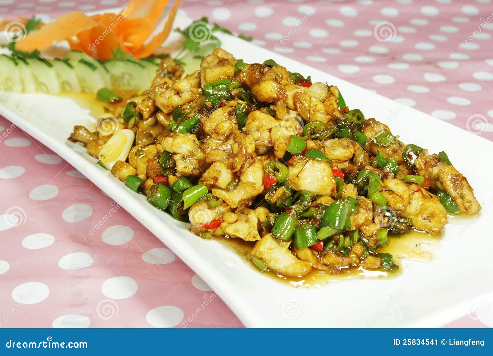 Delicious Chinese food stock image. Image of plate, spice - 25834541