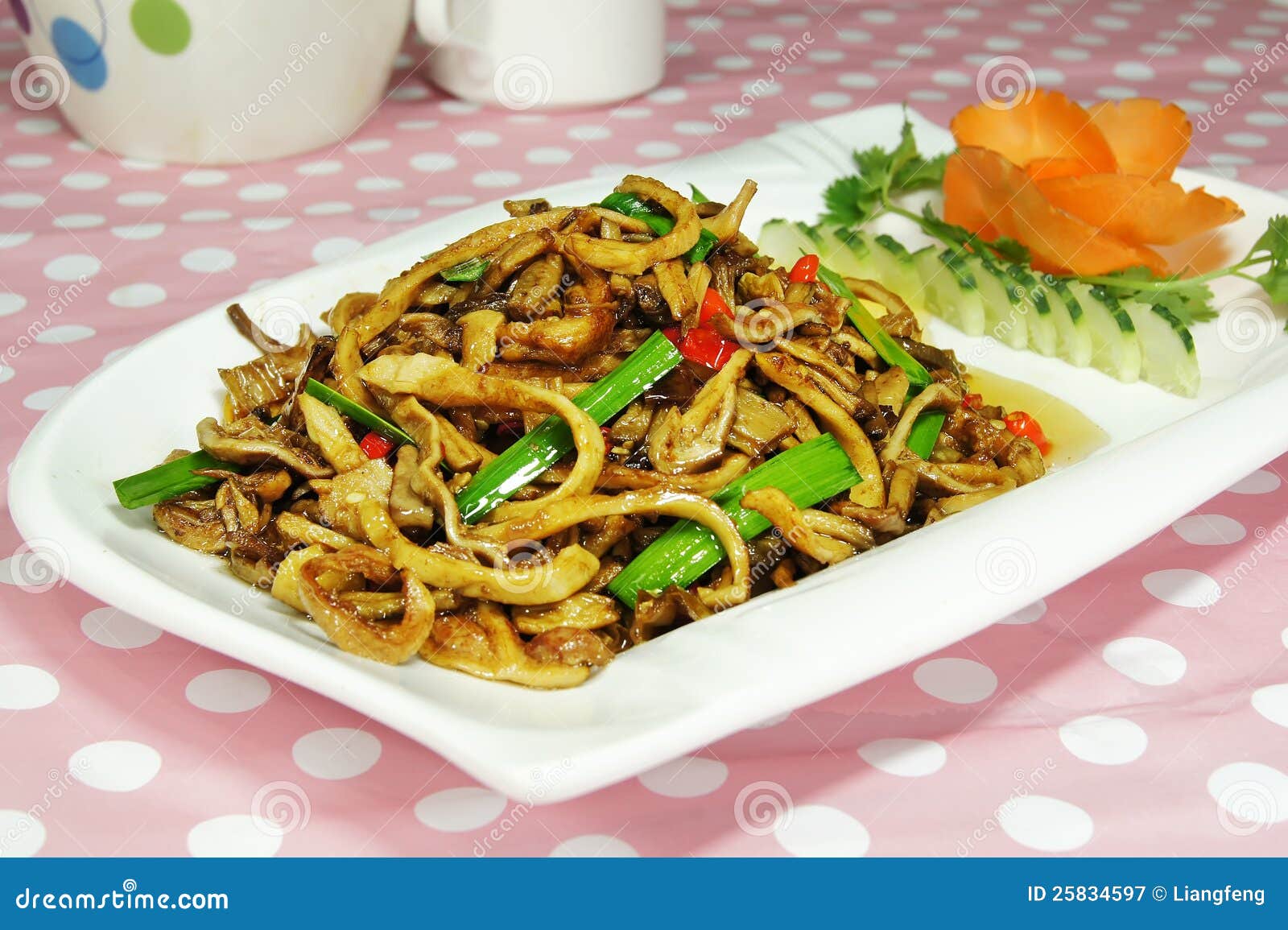 Delicious Chinese food stock image. Image of calories - 25834597