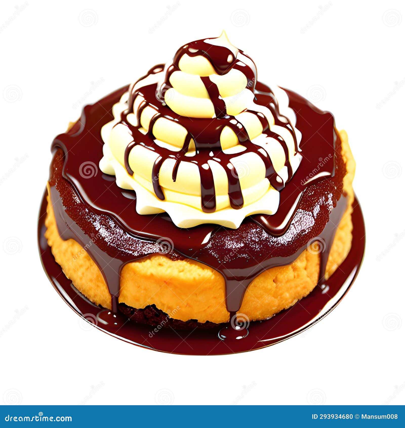 Vanilla Syrup Topping Splash Royalty-Free Stock Photo | CartoonDealer ...