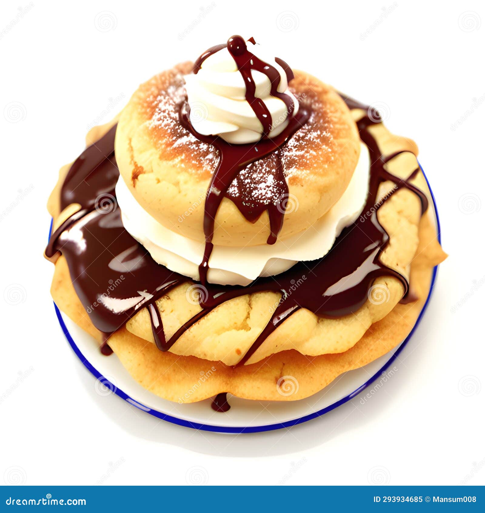 Vanilla Syrup Topping Splash Royalty-Free Stock Photo | CartoonDealer ...