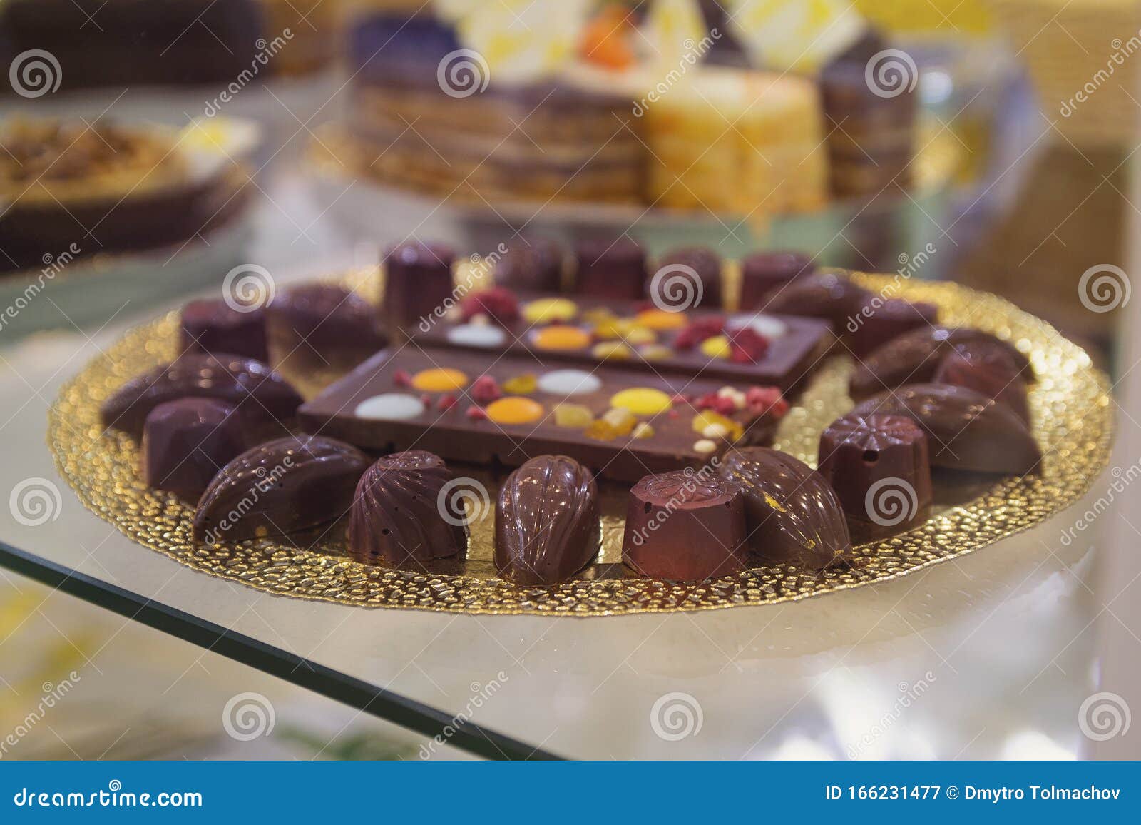 Delicious Chocolate Candy on Display Stock Image - Image of cupcake ...