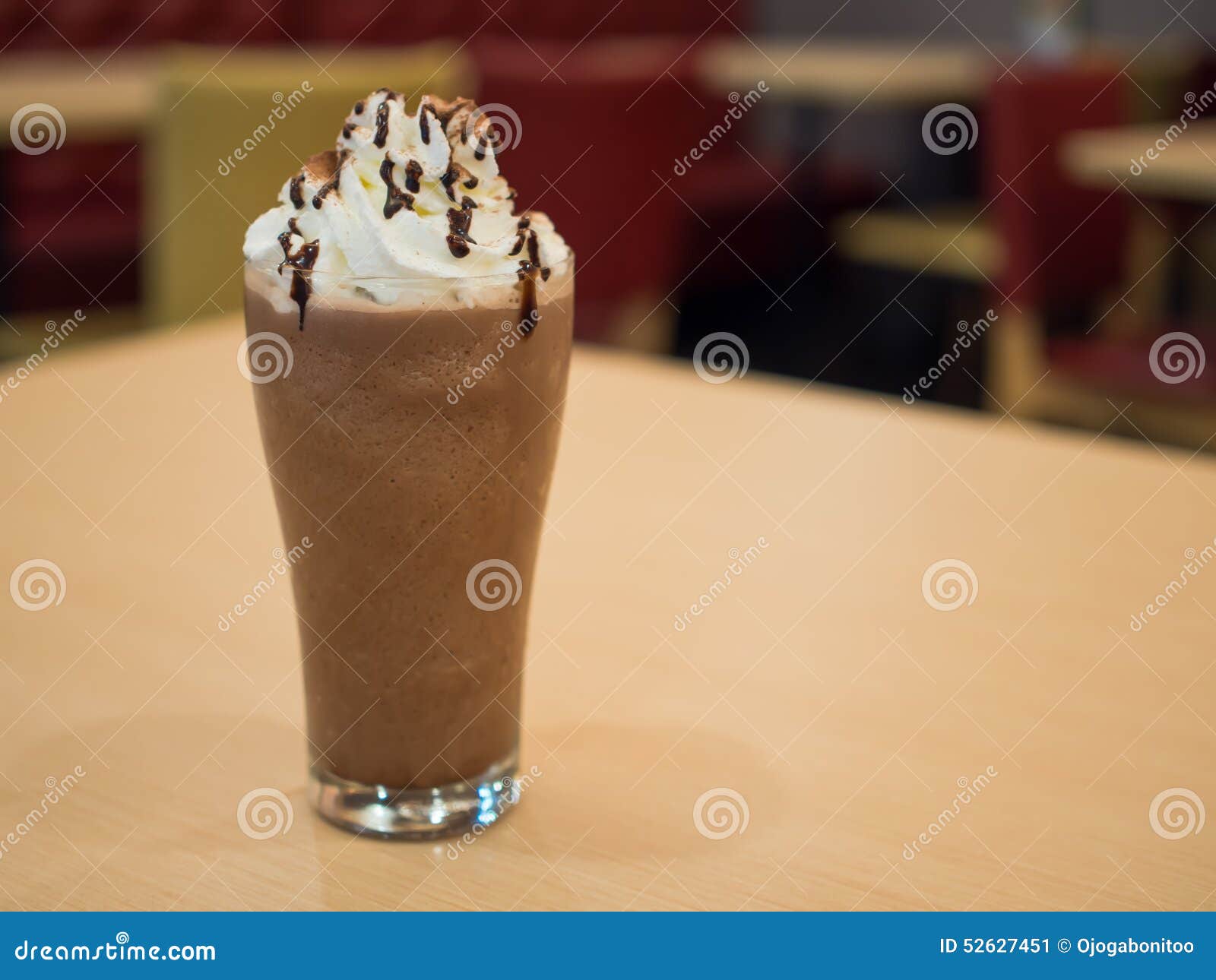 Delicious chocolate frappe stock image. Image of cold - 52627451